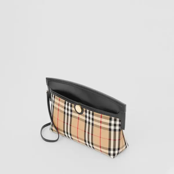 Burberry Society Vintage-check Clutch Bag