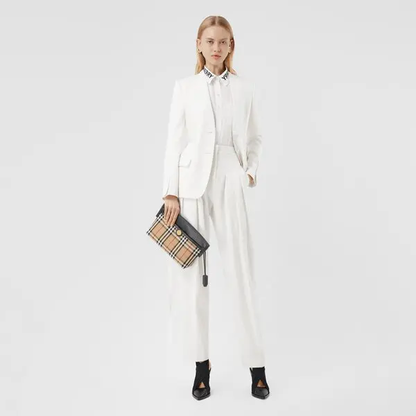 Burberry Society Vintage-check Clutch Bag