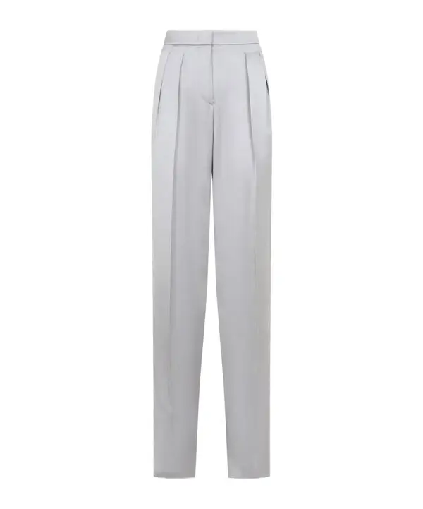 Giorgio Armani Mid-rise Tapered Trousers - Gray