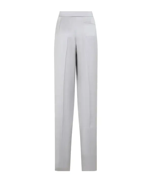 Giorgio Armani Mid-rise Tapered Trousers - Gray