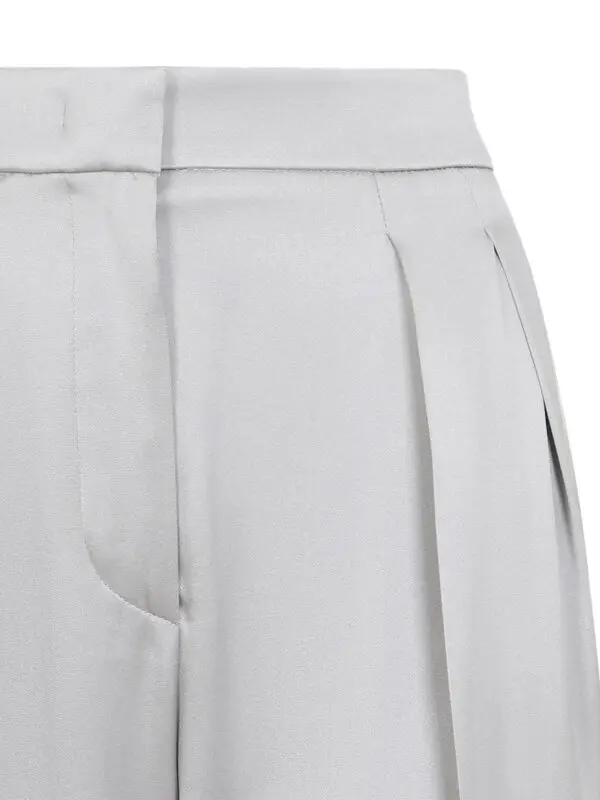 Giorgio Armani Mid-rise Tapered Trousers - Gray