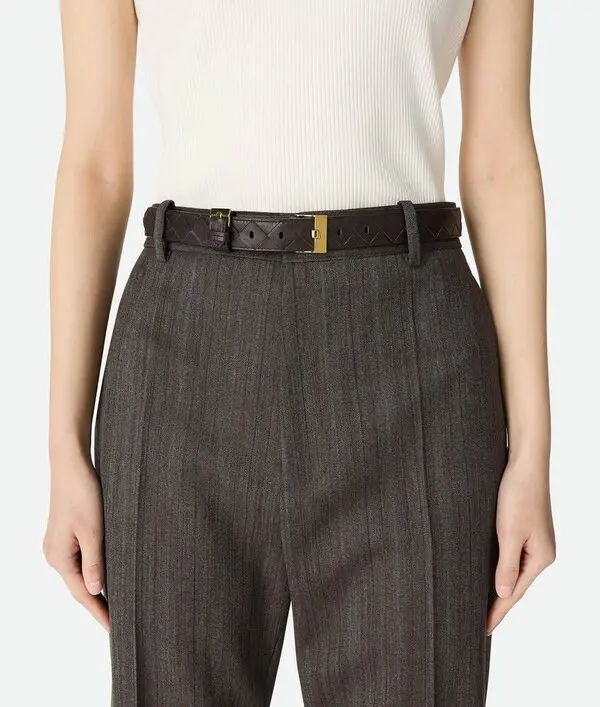 Bottega Veneta Woven Leather Belt