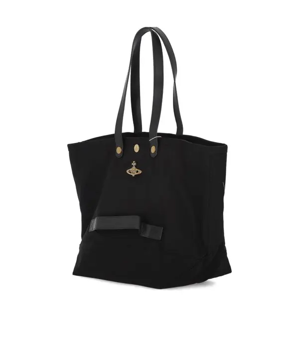 VIVIENNE WESTWOOD Orb Plaque Shopper Bag