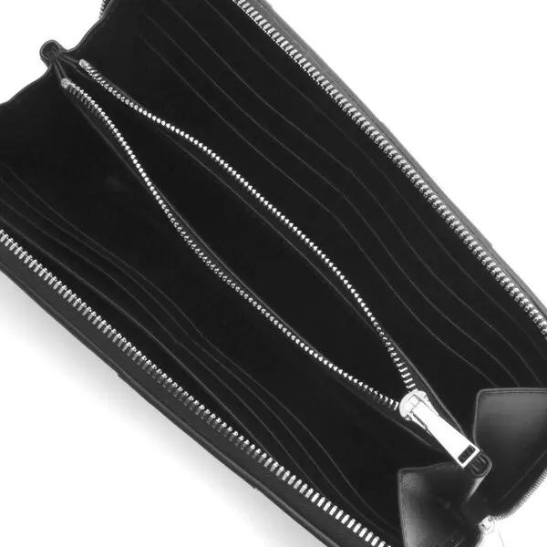 Bottega Veneta Woven Zipper Wallet