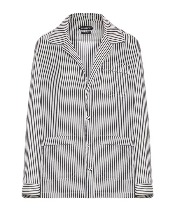 TOM FORD Striped Button-up Shirt