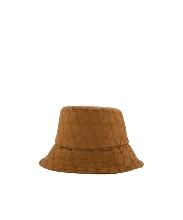 Valentino Garavani Vlogo Bucket Hat - Brown