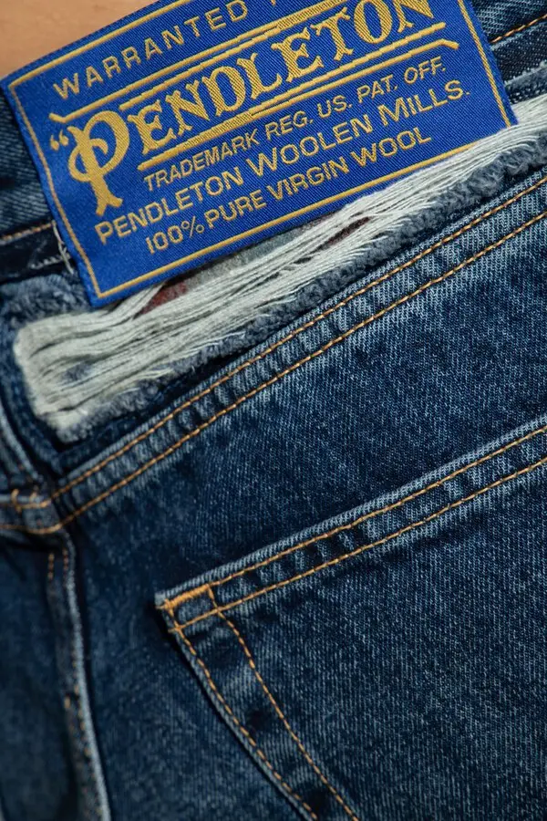 MAISON MARGIELA Vintage Checkered Detailed Jeans