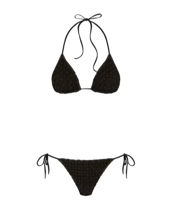 Missoni Embellished Triangle Bikini - Black