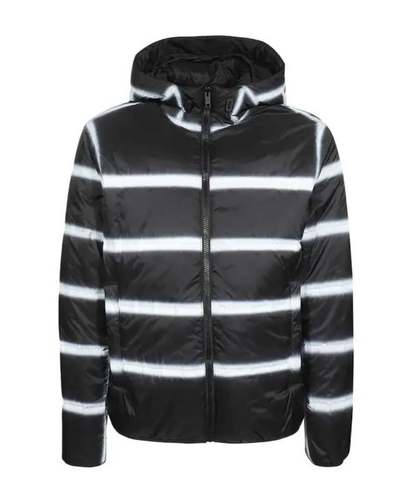 Givenchy Striped Puffer Jacket With Hood