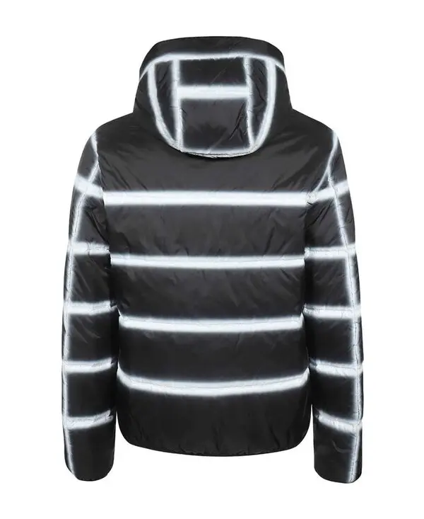 Givenchy Striped Puffer Jacket With Hood