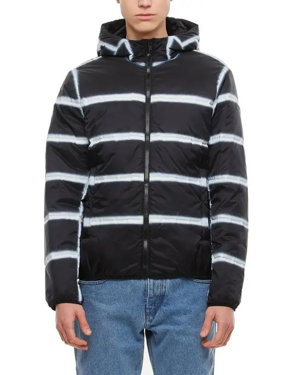 Givenchy Striped Puffer Jacket With Hood