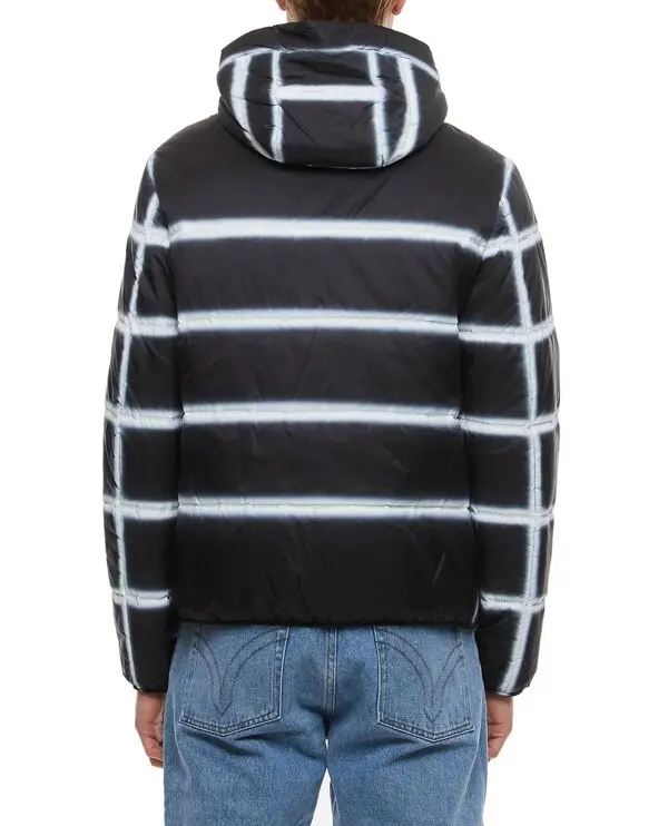 Givenchy Striped Puffer Jacket With Hood