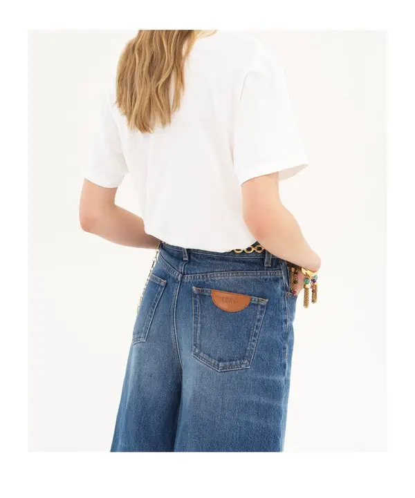 Chloé Logo Printed Oversized T-shirt - White