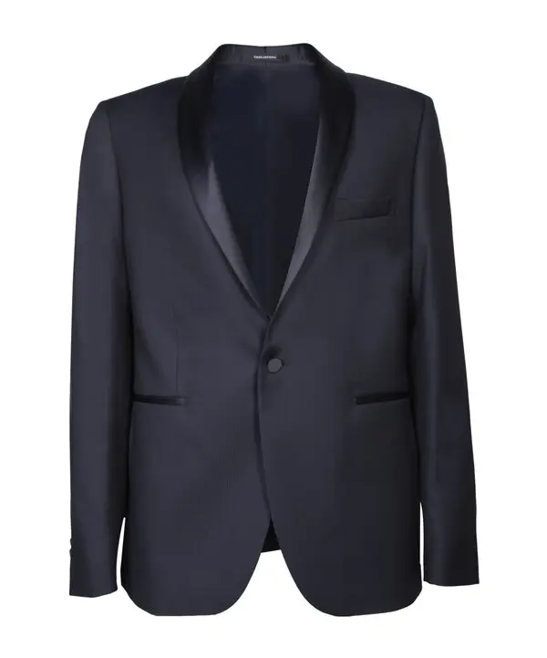 Tagliatore Three Piece Tailored Suit - Black