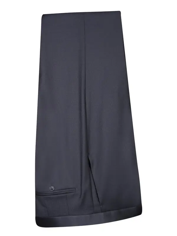 Tagliatore Three Piece Tailored Suit - Black