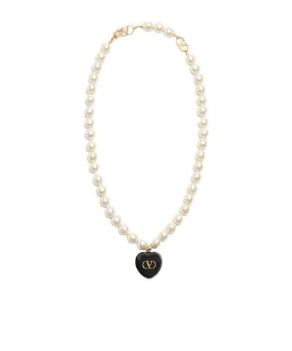 Valentino Garavani Coeur Royal Vlogo Signature Necklace - Multi-color