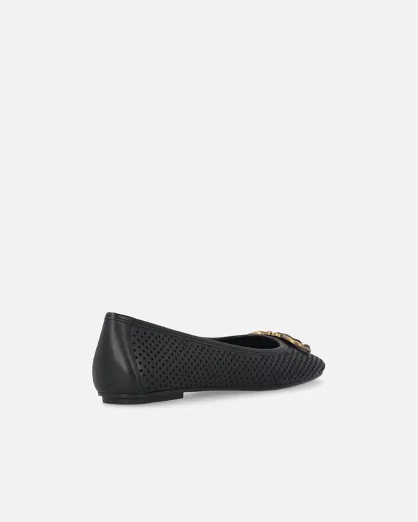 Pinko Love Birds Square Toe Ballerinas