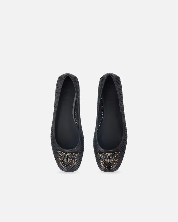 Pinko Love Birds Square Toe Ballerinas