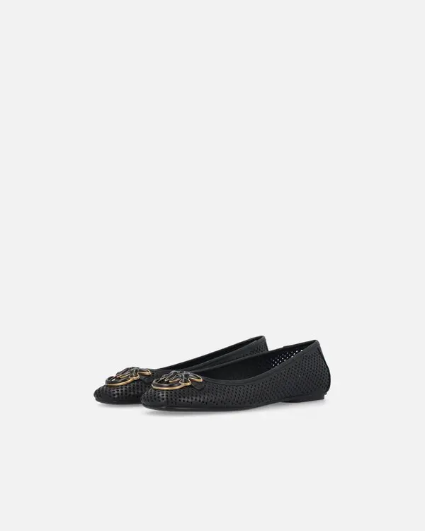 Pinko Love Birds Square Toe Ballerinas