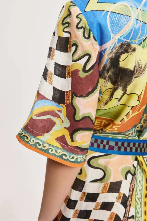 ALEMAIS Lucky Pace Shirt Dress