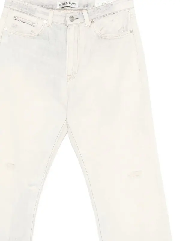 Our Legacy Distressed Wide-leg Jeans