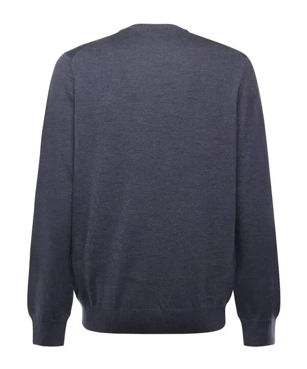 FAY Crew Neck Knitwear - Black