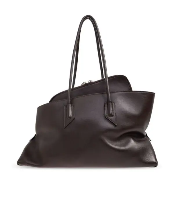 Attico La Passeggiata Medium Top Handle Bag - Black