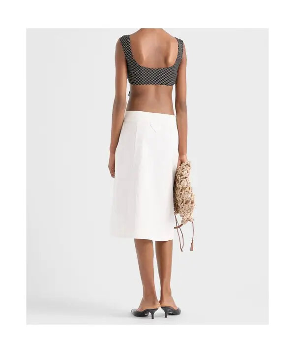 Prada Button Detailed Skirt