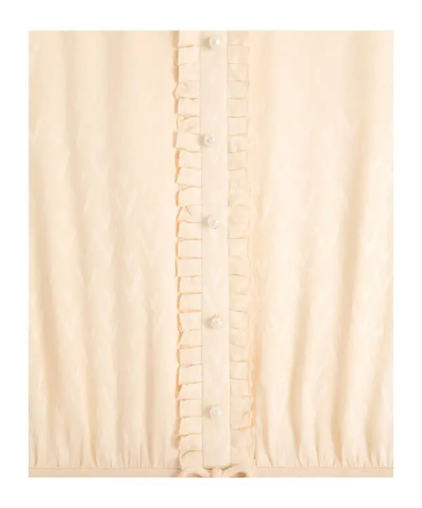 Valentino Garavani Ruffled Crepe Couture Mini Dress With Silk Jacquard Top