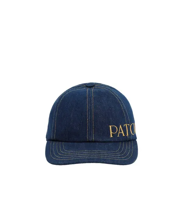 PATOU Logo Baseball Cap - Blue