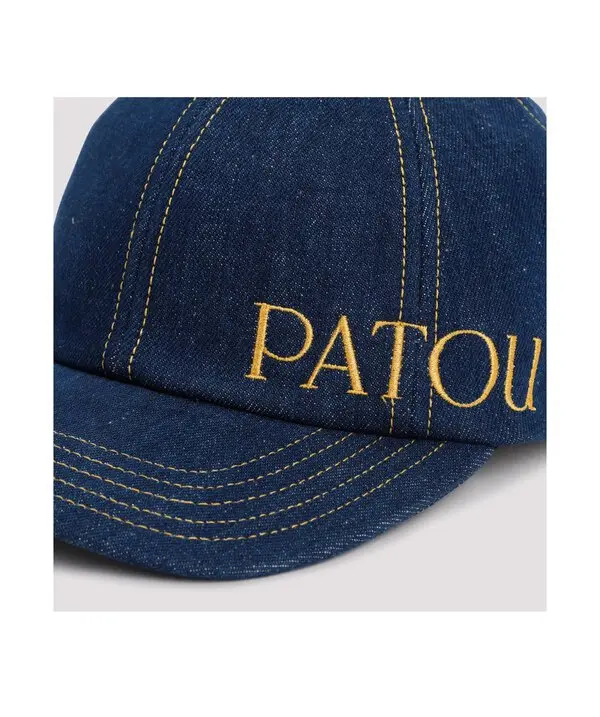 PATOU Logo Baseball Cap - Blue