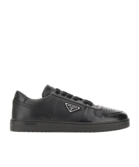 Prada Downtown Lace-up Sneakers - Black