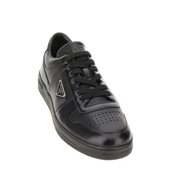 Prada Downtown Lace-up Sneakers - Black