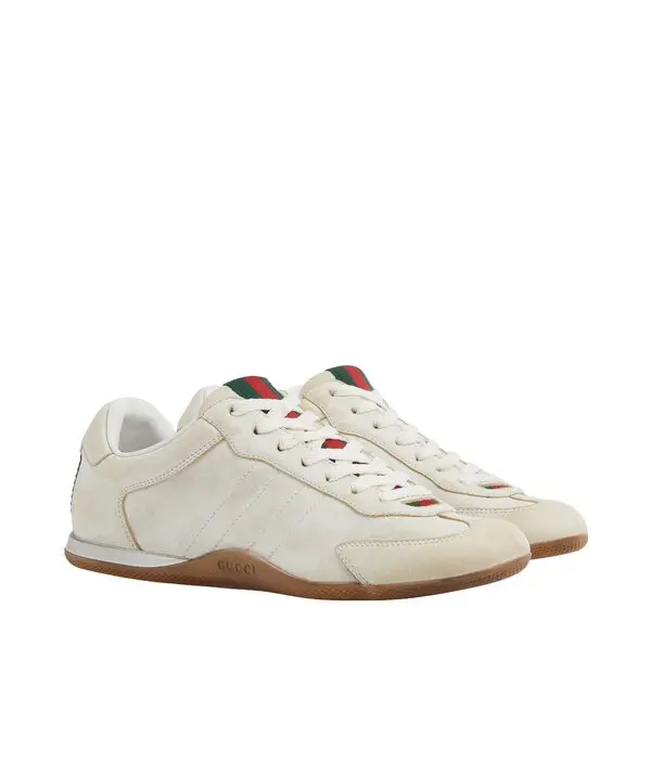 Gucci Shift Low-top Sneakers In Washed Leather