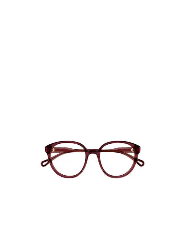 Chloé Round Frame Eyeglasses - Red
