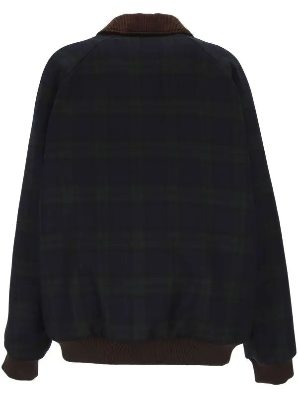 Miu Miu Checked Twill Blouson Jacket