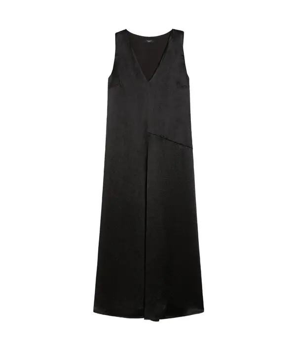 Max Mara Cima V-neck Sleeveless Maxi Dress