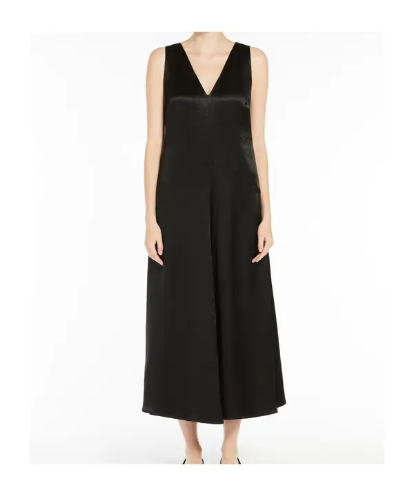 Max Mara Cima V-neck Sleeveless Maxi Dress