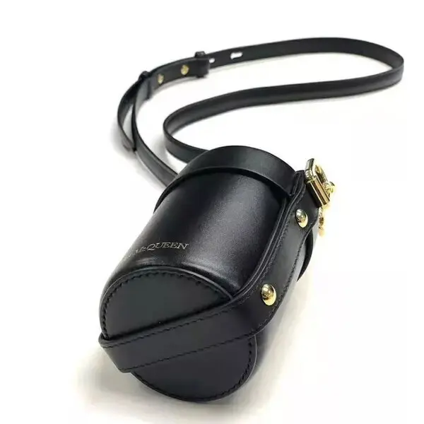 Alexander McQueen Logo Mini Lipstick Bag
