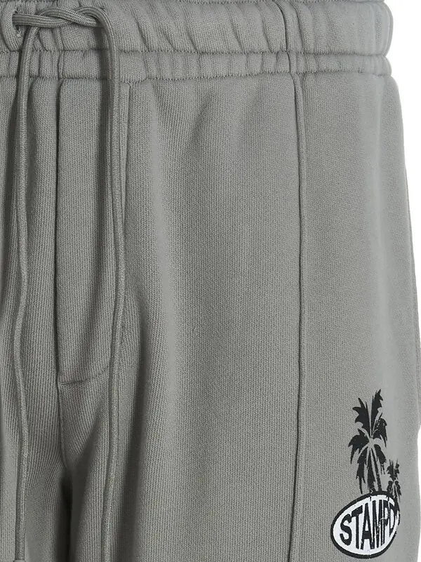 STAMPD Logo Jogging Pants - Gray