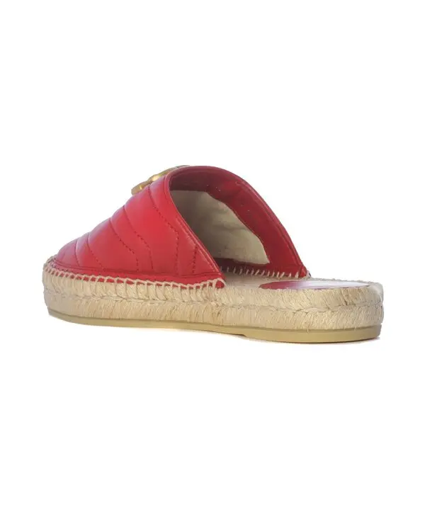 Gucci Double G Quilted Espadrilles