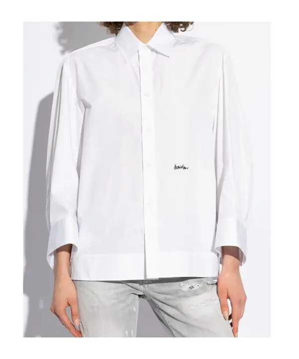Dsquared2 Logo Embroidered Shirt