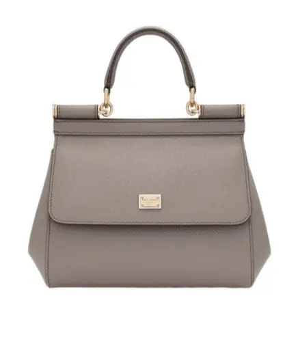 Dolce & Gabbana Sicily Medium Shoulder Bag - Beige