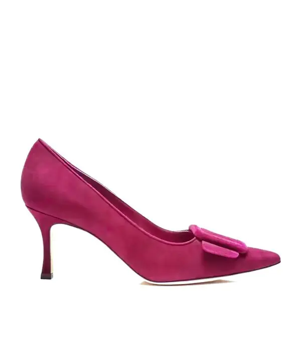 Manolo Blahnik Bow Detail Stiletto Pumps