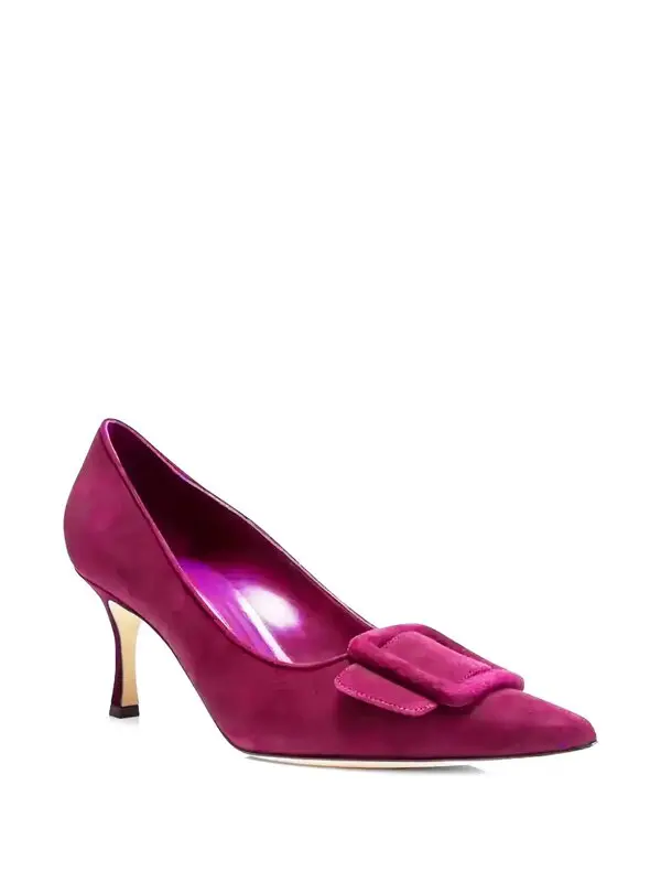 Manolo Blahnik Bow Detail Stiletto Pumps