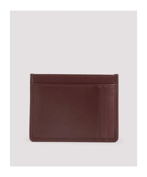 Miu Miu Logo-lettering Cardholder - Brown