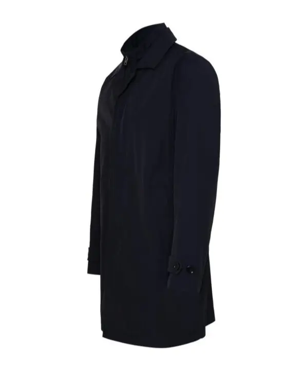 FAY Single-breasted Coat - Black