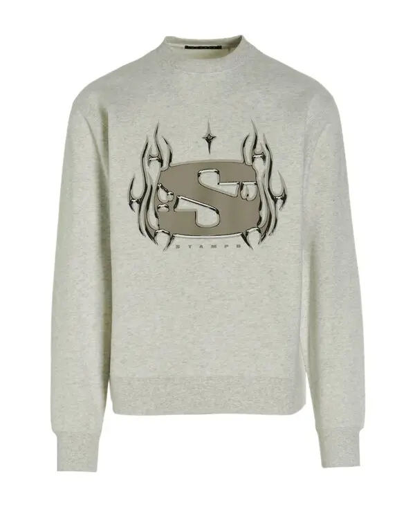 STAMPD Crewneck Sweater With Graphic Logo