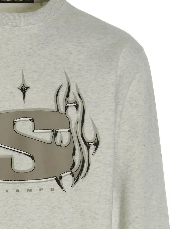 STAMPD Crewneck Sweater With Graphic Logo