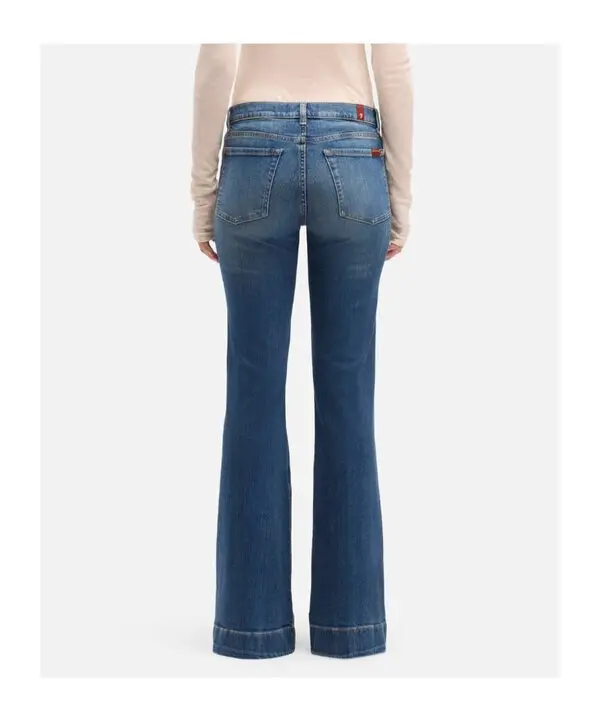 7 For All Mankind Studded Flared Jeans - Vintage Gradient